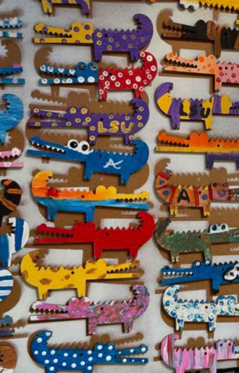 FAA Student Painted Mini Gators – Gator Shack for Ascension Episcopal ...